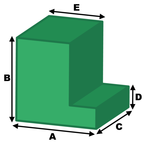 L Shape Foam Core Fibre Seat Cushion Made to Measure