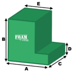 Cuboid Foam Shape - Foam 4 U