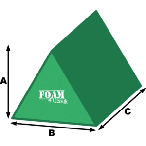 Reticulated Foam Equilateral Triangle: Quick-Dry Performance