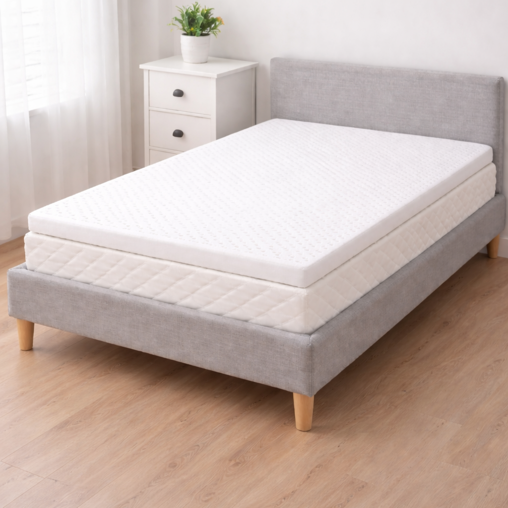Memory Foam Mattress Topper – UK Standard Sizes | Free Pillow Foam 4 U