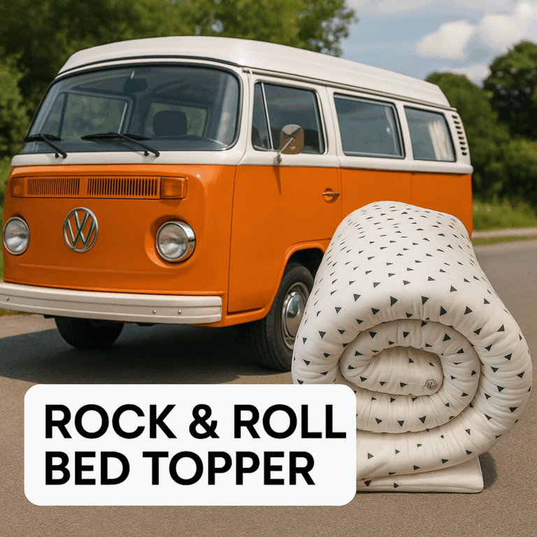 CAMPERVAN ROCK & ROLL BED MEMORY FOAM TOPPER