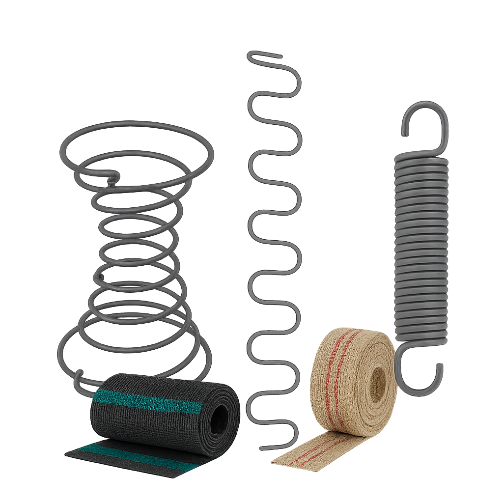 Upholstery Springs & Webbing | Cone, Zigzag, Elastic & Jute